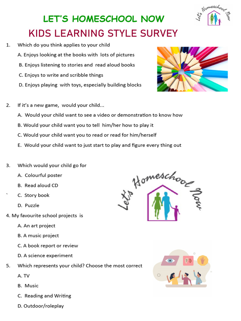 LHSN-LEARNING_STYLE_SURVEY_1 | PDF | Learning