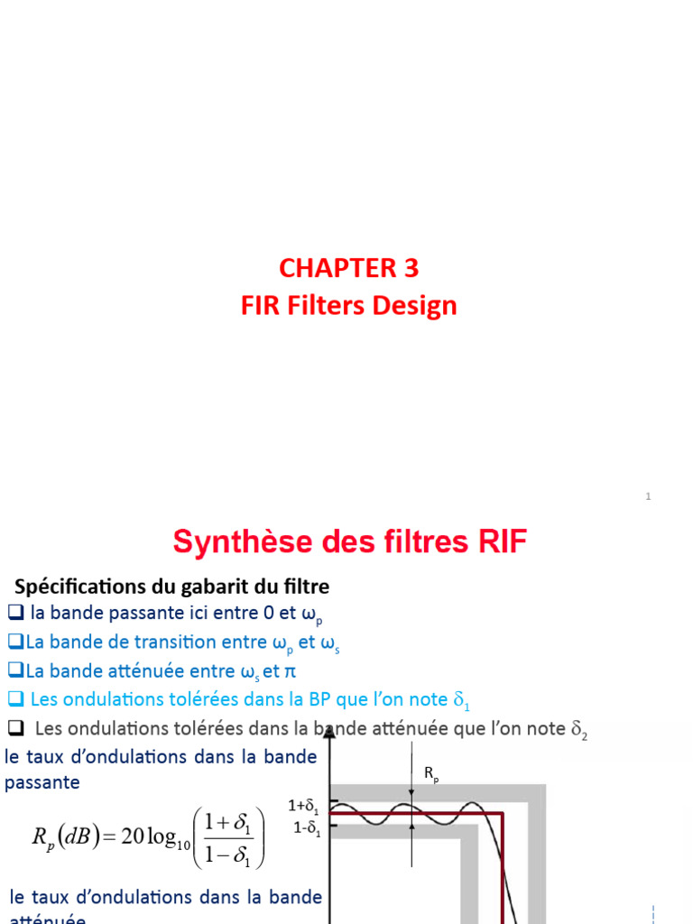 Chap3 1 Linear Phase Fir Filters Pdf Signal Processing