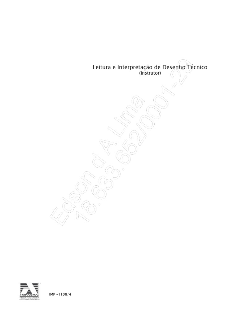 Leitura e Interpretação de Desenho Técnico (Instrutor) | PDF | Linha ...