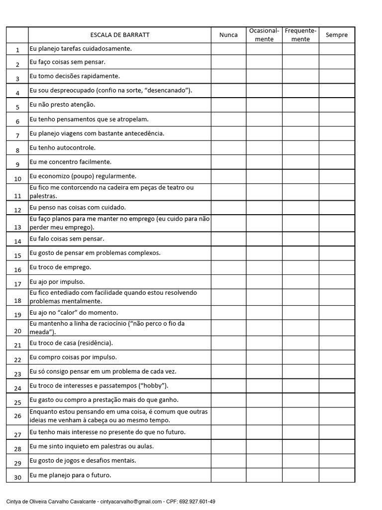 ESCALA DE BARRATT | PDF