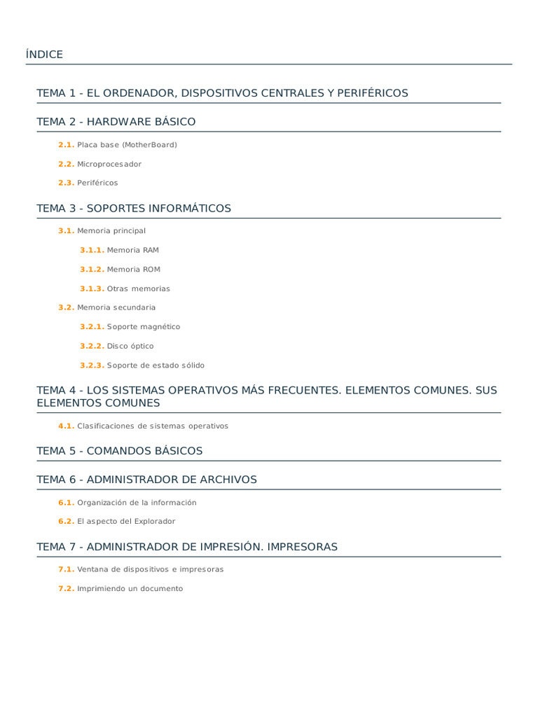 1269-Nociones Basicas de Informatica | PDF | Periférico | Almacenamiento de datos de la computadora