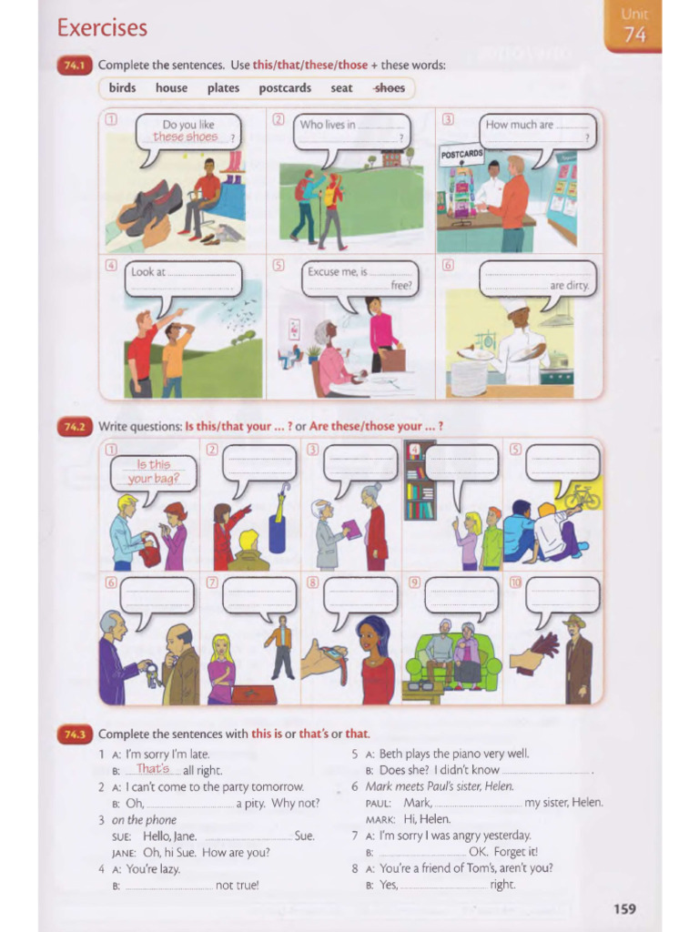 This, That, Exercises | PDF