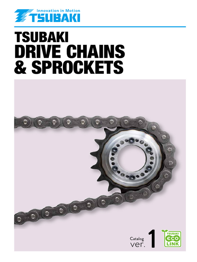 Tsubaki RS80 Chain and Sprocket Guide | PDF | Belt (Mechanical) | Gear