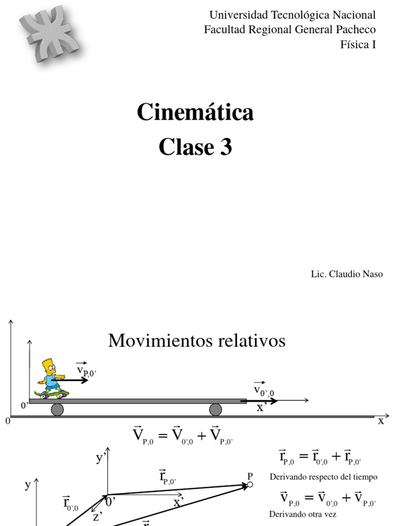 Cinematica Clase 3 Imprimir | PDF | Aceleración | Velocidad