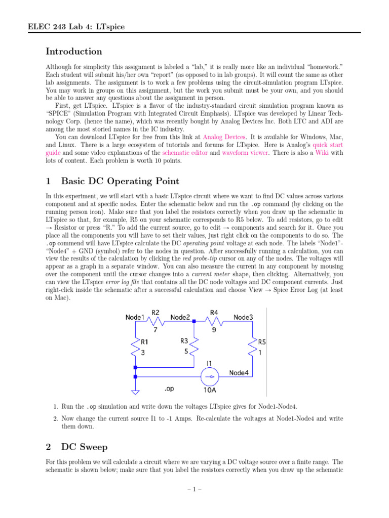 Elec 243 Lab4 | PDF | Electrical Network | Electrical Engineering