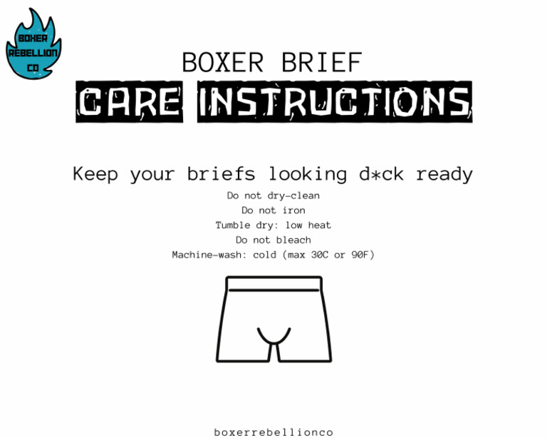 Care Instructions Boxer Rebellion | PDF