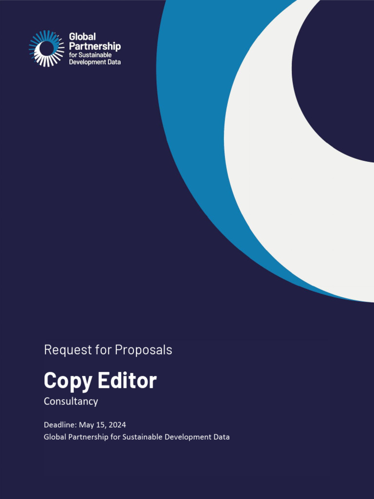 Copy Editor RFP April 2024 Final | PDF | Proofreading | Editing