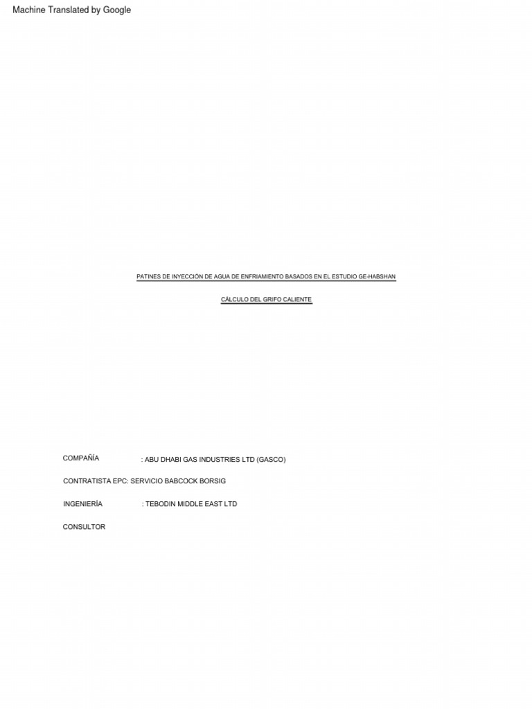 Hot-Tap-Calculation Español | PDF | Construcción | Soldadura