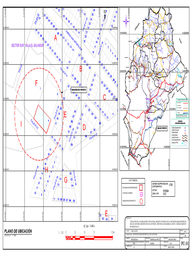 U-01 - Plano de Ubicación | PDF
