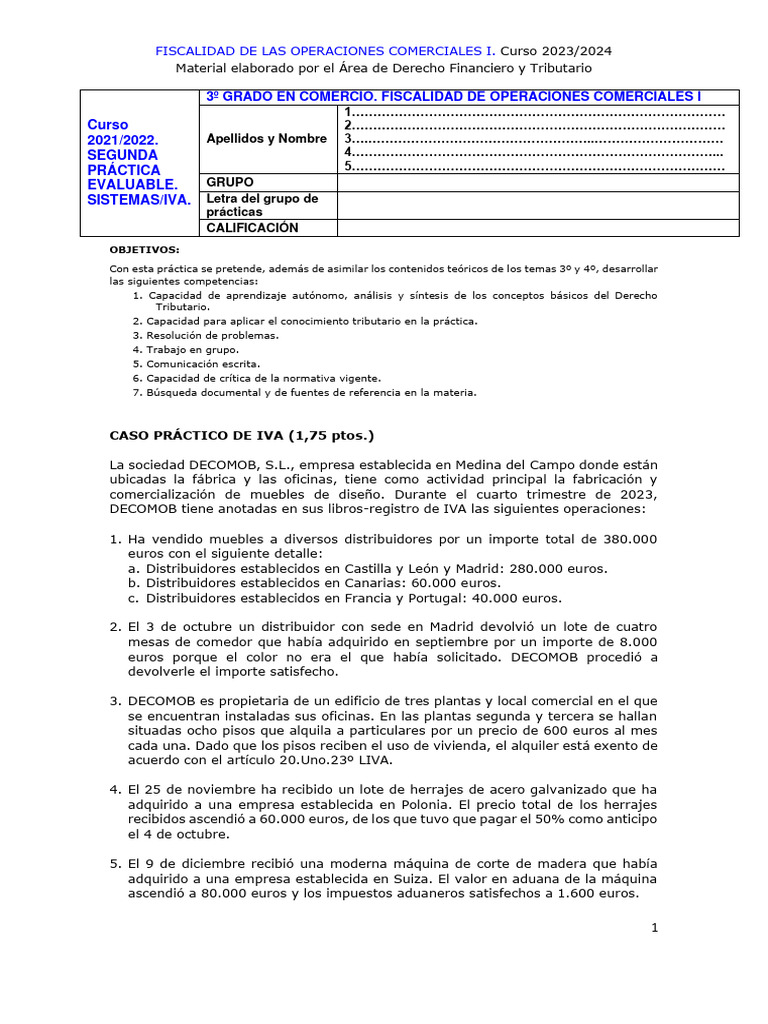 Segunda Prã¡ctica Evaluable - Enunciado | PDF | Economias | Business