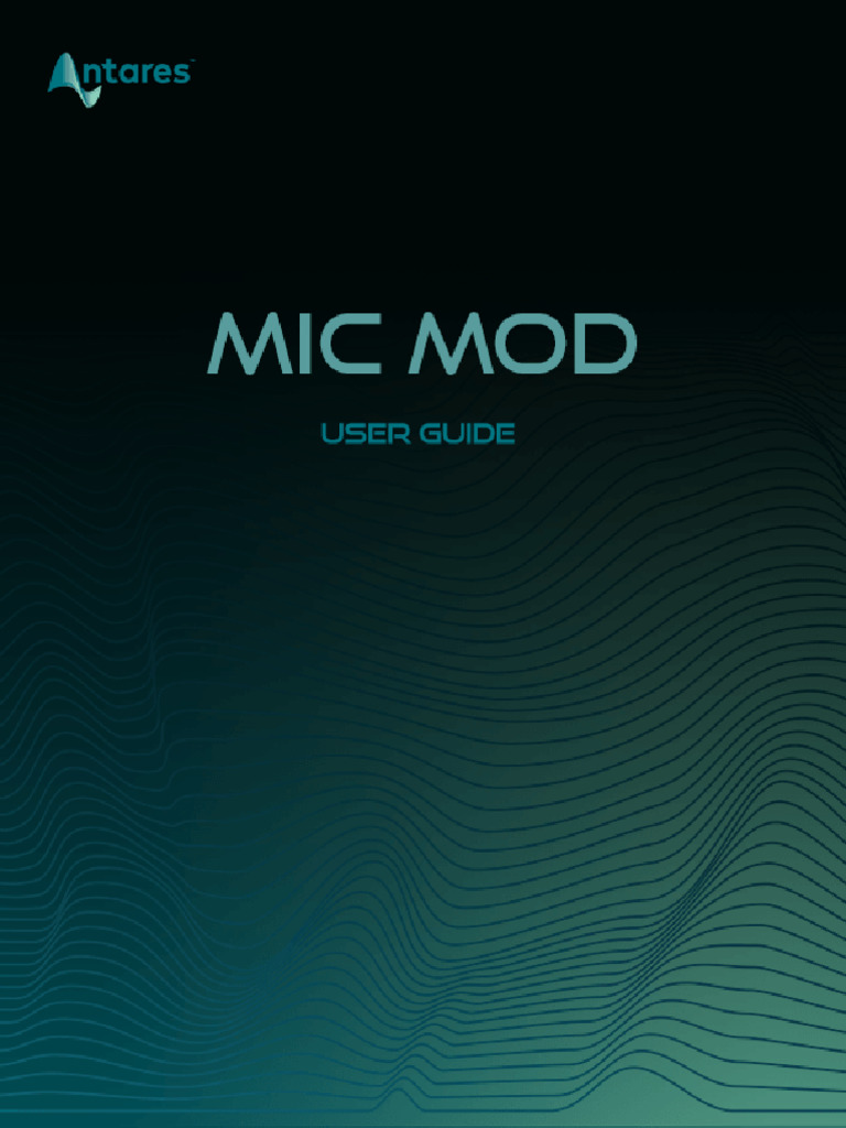 Mic Mod User Guide | PDF | Microphone | Electrical Engineering