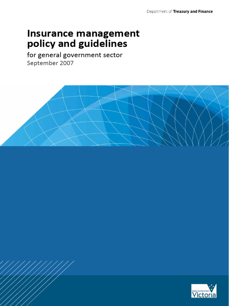 Insurance Management Policy | PDF | Insurance | Risk
