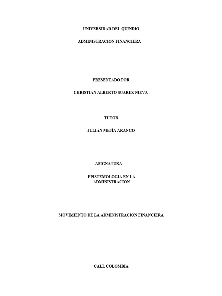 Admon Financiera | PDF | Business | Revolución industrial