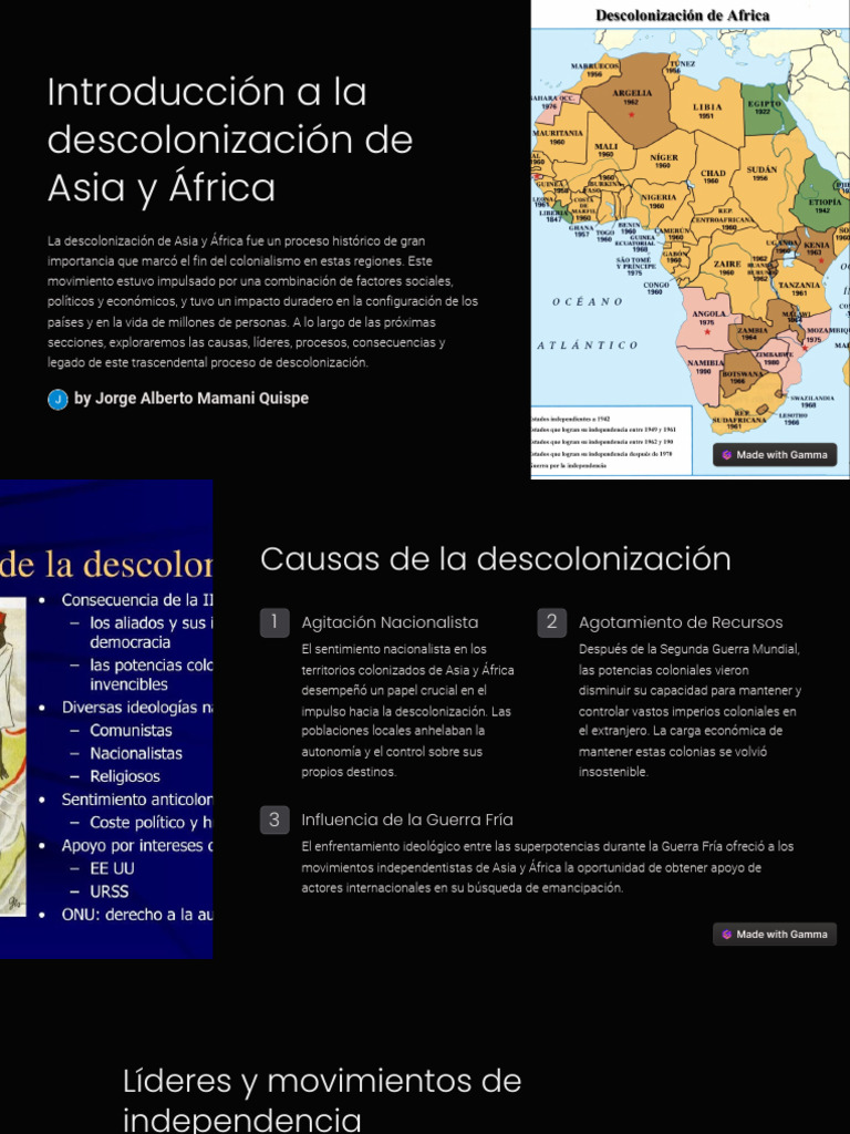 Introducción A La Descolonización de Asia y África: by Jorge Alberto Mamani Quispe | PDF ...