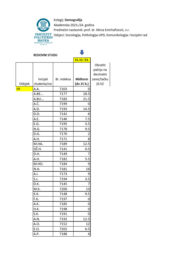 BA, R-RSF, Demografija, 15.11.2023.-1 | PDF