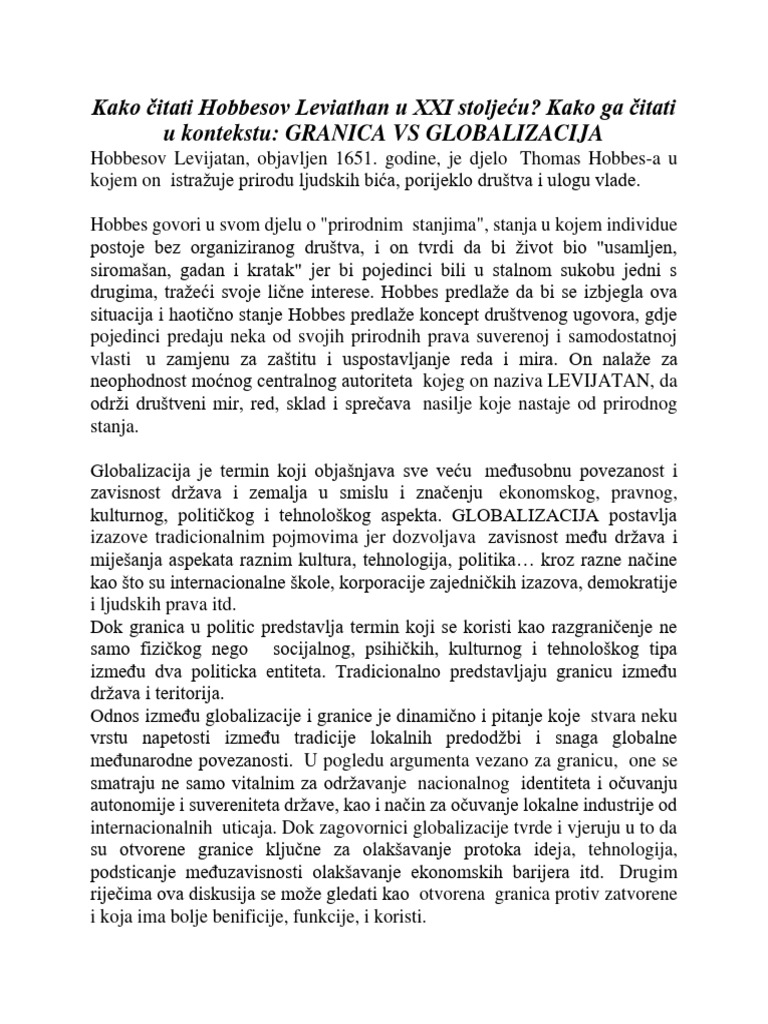 Levijatan Zadatak 10.11.2023 | PDF