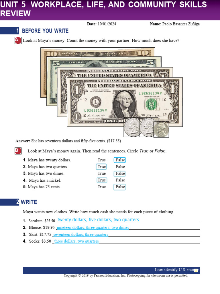 Workplace, Life, and Community Skills | PDF