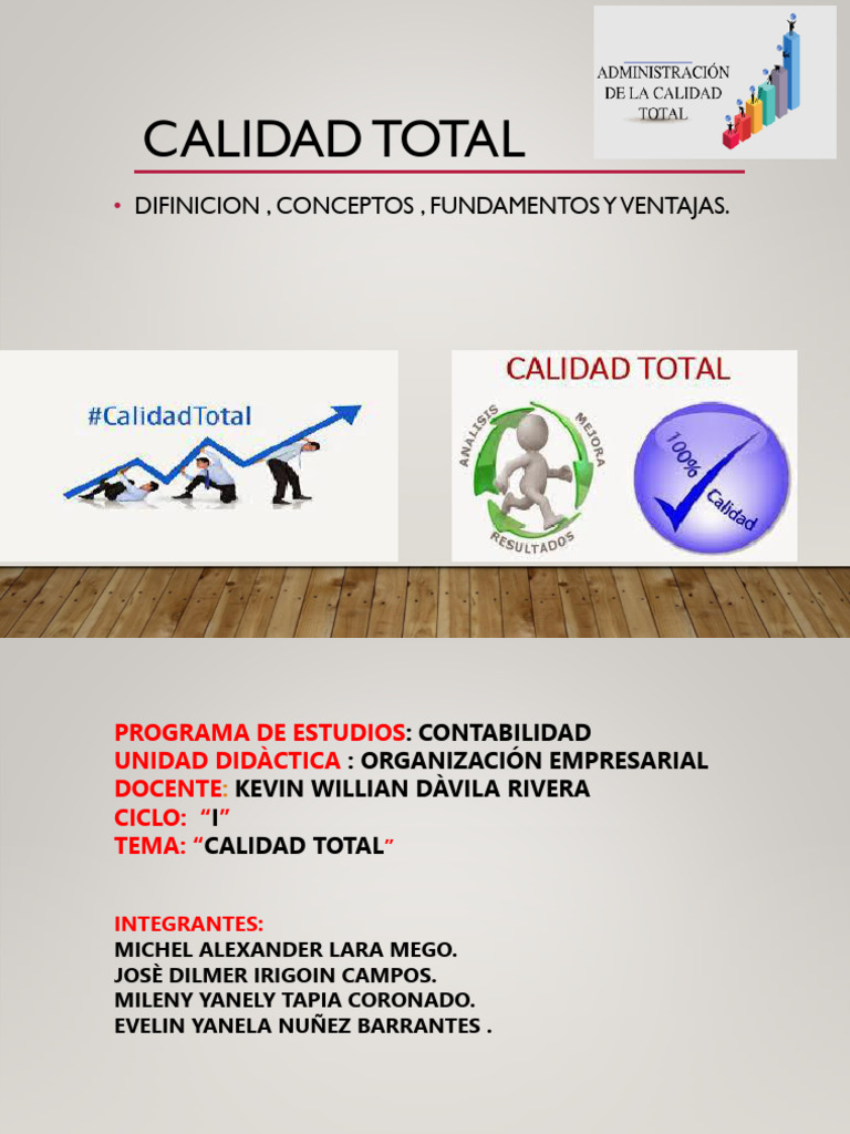 Calidad Total | PDF | Calidad (comercial) | Economias