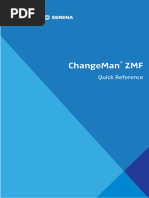Changeman User Manual | PDF | Library (Computing) | Computer Program