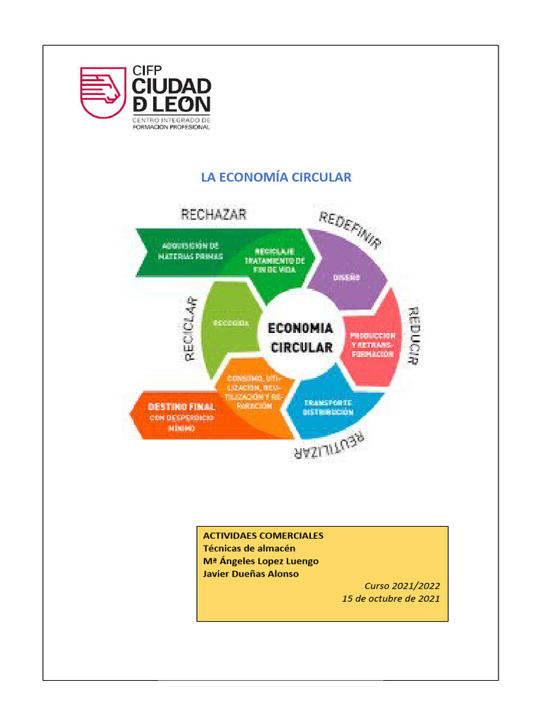 La Economía Circular | PDF | Residuos | Reciclaje