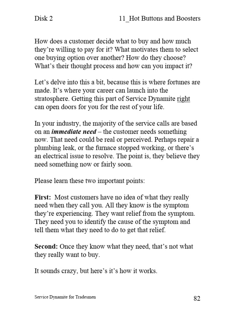 Five Psychological Hot Buttons for Sales | PDF | Greed | Procurement