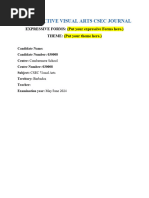 CXC Visual Arts Journal Structure | PDF