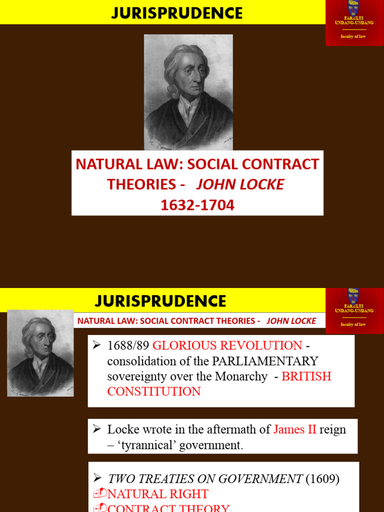 Law Students: Locke & Rousseau | PDF | Social Contract | Natural Law