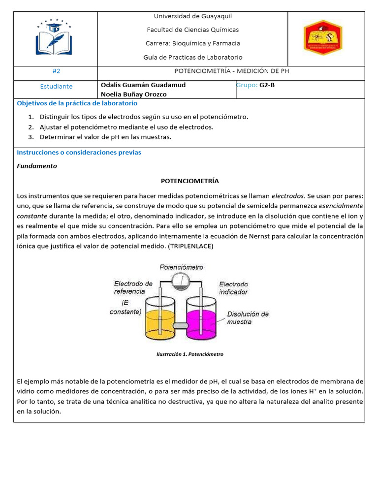 INFORME-DE-POTENCIOMETRÍA-pH | PDF | Calibración | Laboratorios