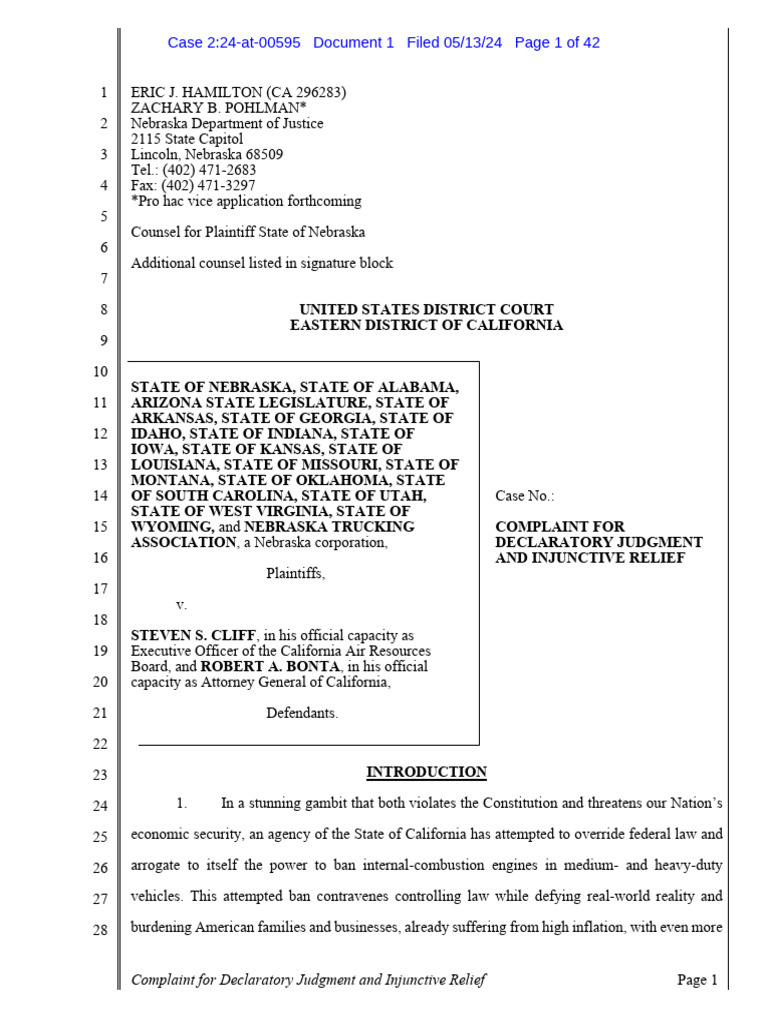 ACF Complaint | PDF | Complaint | Lawsuit