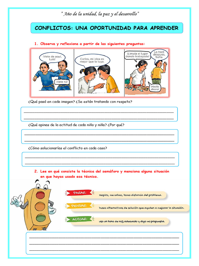 Resolución de Conflictos en el Aula | PDF