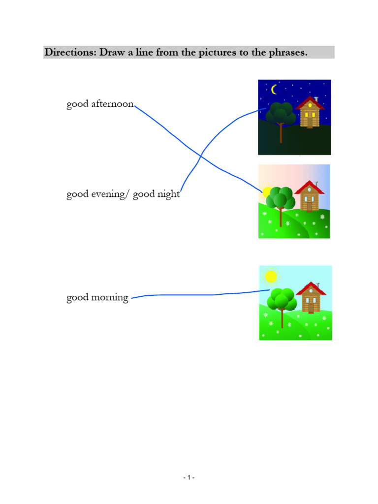 Greetings and Farewell Activities | PDF