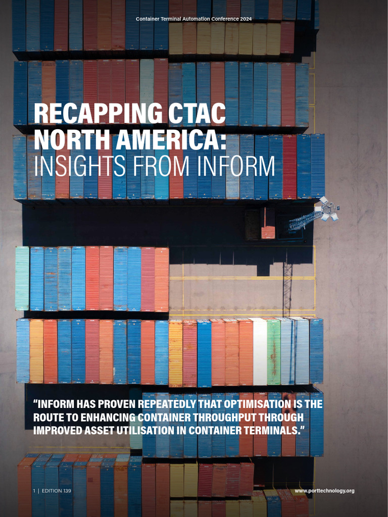 Optimizing Container Terminals | PDF | Machine Learning | Automation