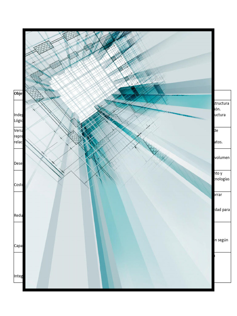 Objetivos de Organización de Bases de Datos | PDF | Bases de datos ...
