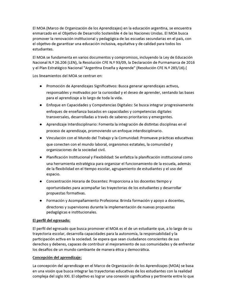 4 Moa | Descargar gratis PDF | Educación Física | Aprendizaje