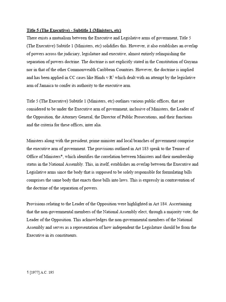 Separation of Powers | PDF | Separation Of Powers | Pardon