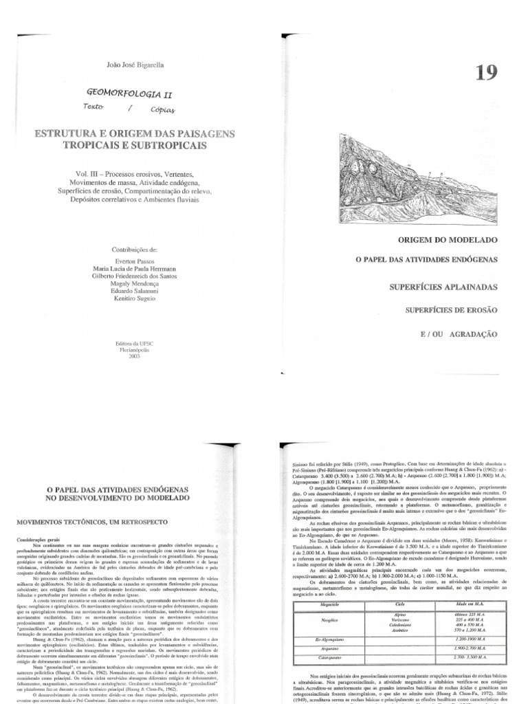 Bigarella Et Al Estrutura Origem Paisagens Tropicais Subtropicais Cap ...