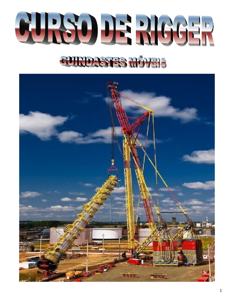 Apostila de Rigger - Qualifica Cursos | Download grátis PDF | Guindaste (máquina) | Resistência ...