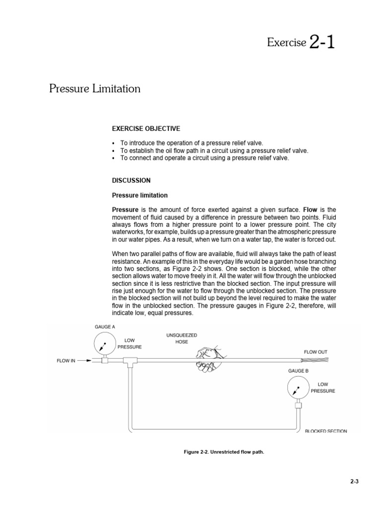 Experiment 2 | PDF | Pressure | Valve