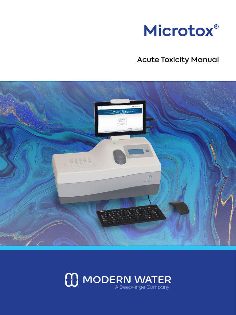 MW-Microtox-Acute-Toxicity-Manual-Brochure-WEB | PDF | Ph | Variance