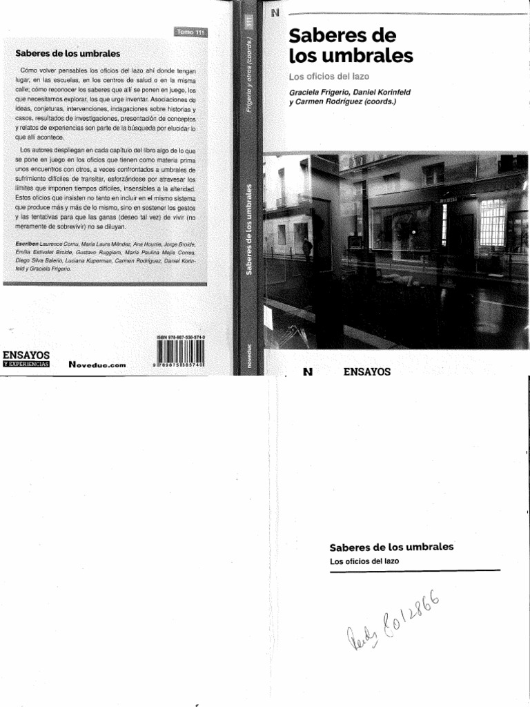 Saberes de Los Umbrales | PDF