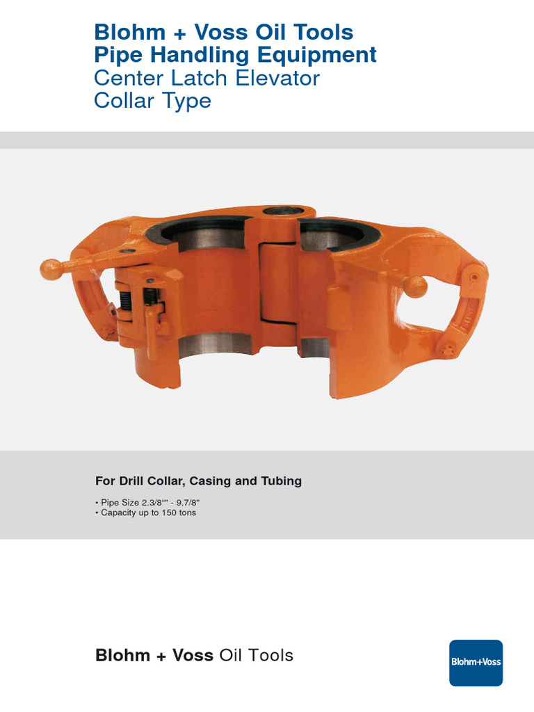 B+V ELEVATOR Center Latch Collar Type VS07 A4 | PDF