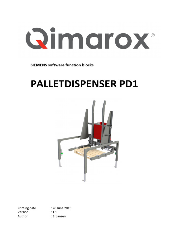 Software Function Block Pallet Dispenser PD1 v1.1 | PDF | Pallet ... Software Function Block Pallet Dispenser PD1 v1.1 | PDF | Pallet ...