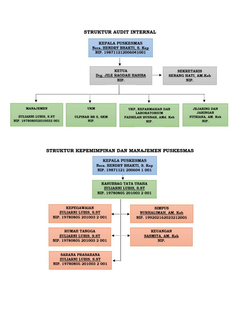 Struktur Audit Internal | PDF