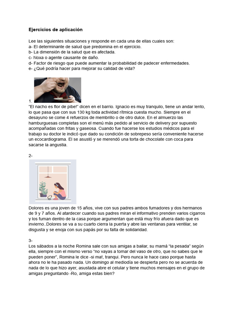 Ejercicios de Aplicacion | PDF