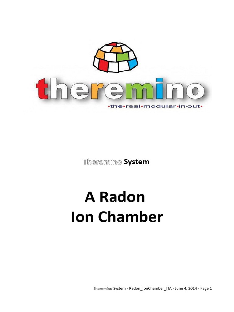 Radon_IonChamber_ENG | PDF | Ionization | Calibration