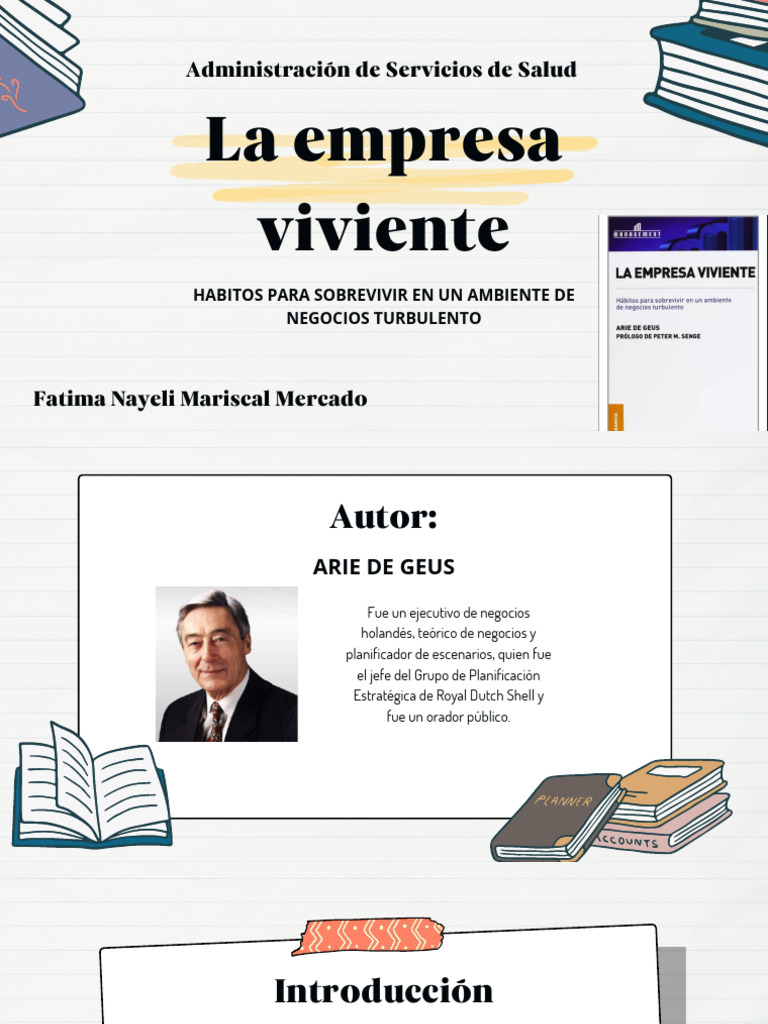 Libro La Empresa Viviente | Descargar gratis PDF | Aprendizaje | Business