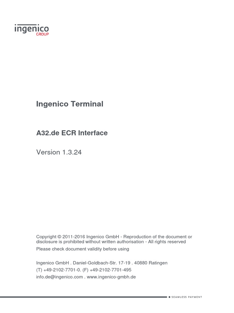 A32.de ZVT ECR Interface EN. V1.3.24-Customer | PDF | Stored Value Card ...