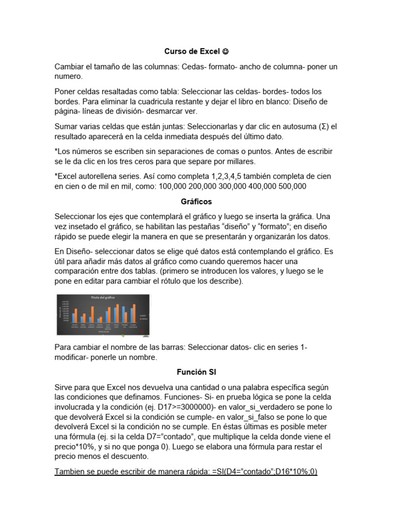 Curso de Excel | PDF | Microsoft Excel | Informática