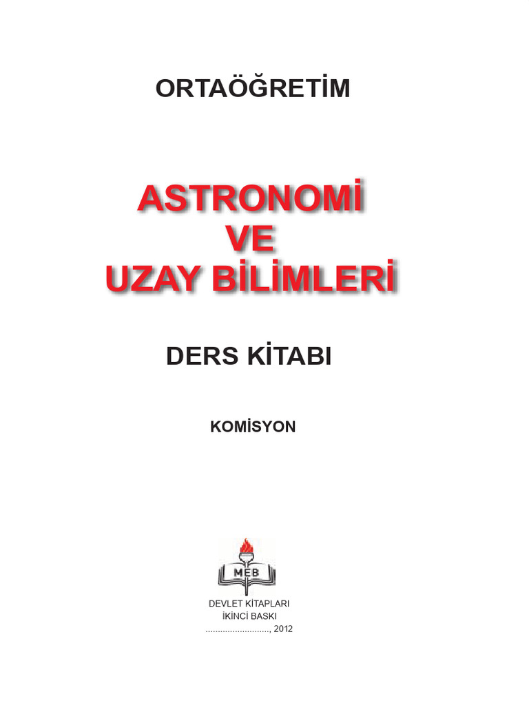 Astronomi Ve Uzay Bilimleri Ders Kitabı | PDF