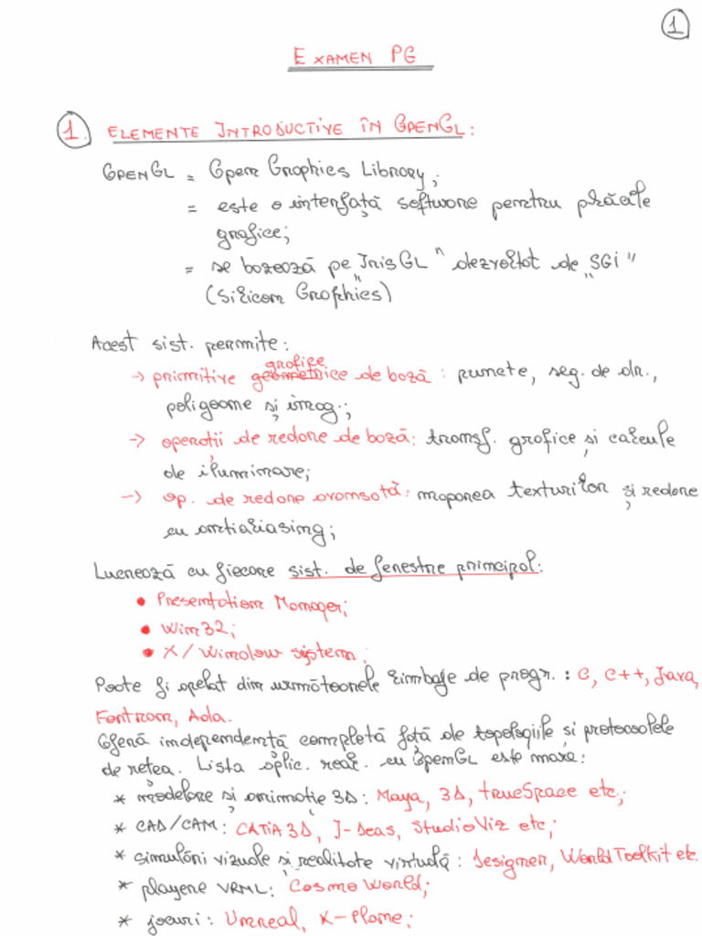 Rezumat Cursuri PG | PDF